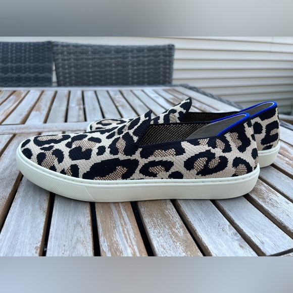 Rothy's | Shoes | Rothys Leopard Print Slipon Sneakers | Poshmark